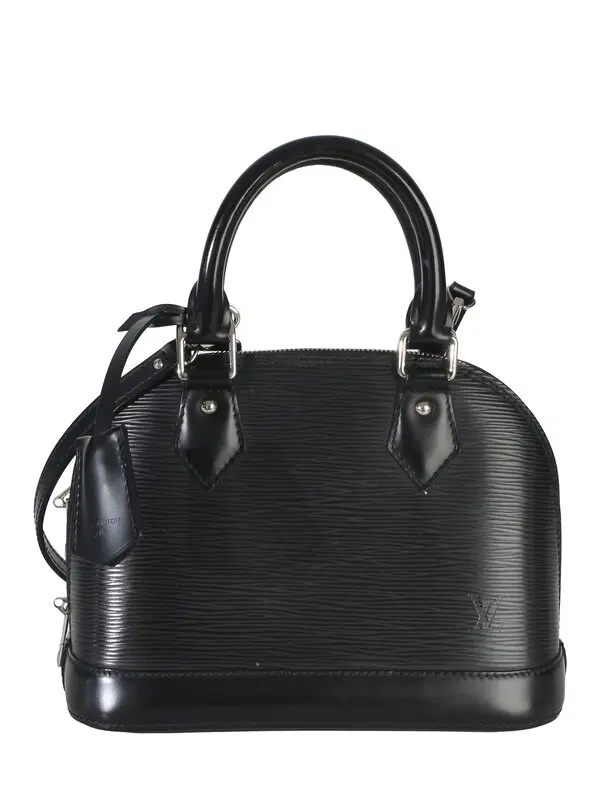LOUIS VUITTON Epi Alma Bb Top Handle Bag - Black