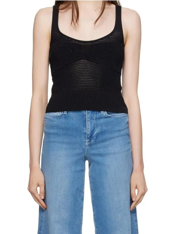 FRAME Crochet Vest - Blue