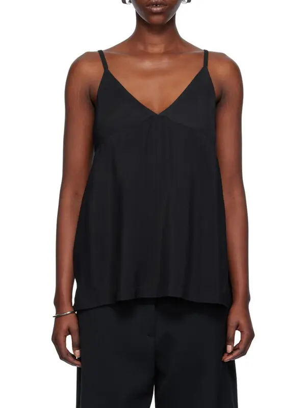 Studio Nicholson V-neck Sling Top - Navy Blue