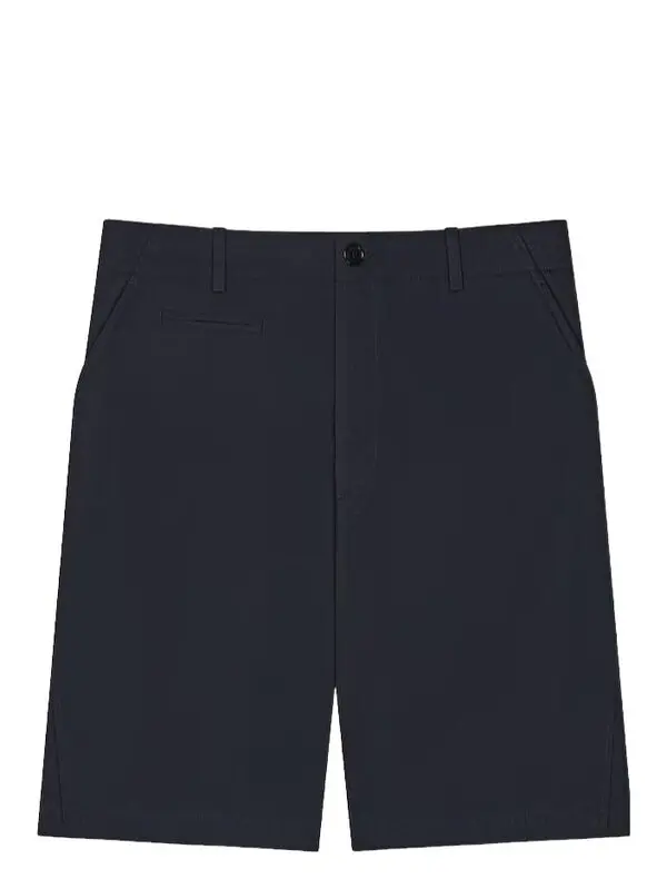 Givenchy Couture Seam Chino Bermuda Shorts In Cotton - Black