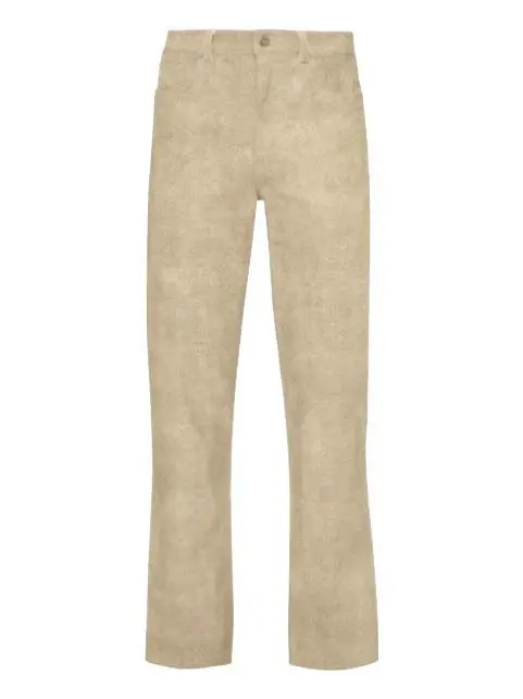 J.W.ANDERSON Leather Straight-leg Trousers - Nude