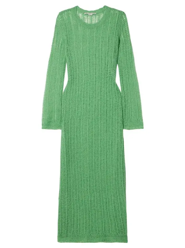 Stella McCartney Long-sleeve Knit Dress - Green