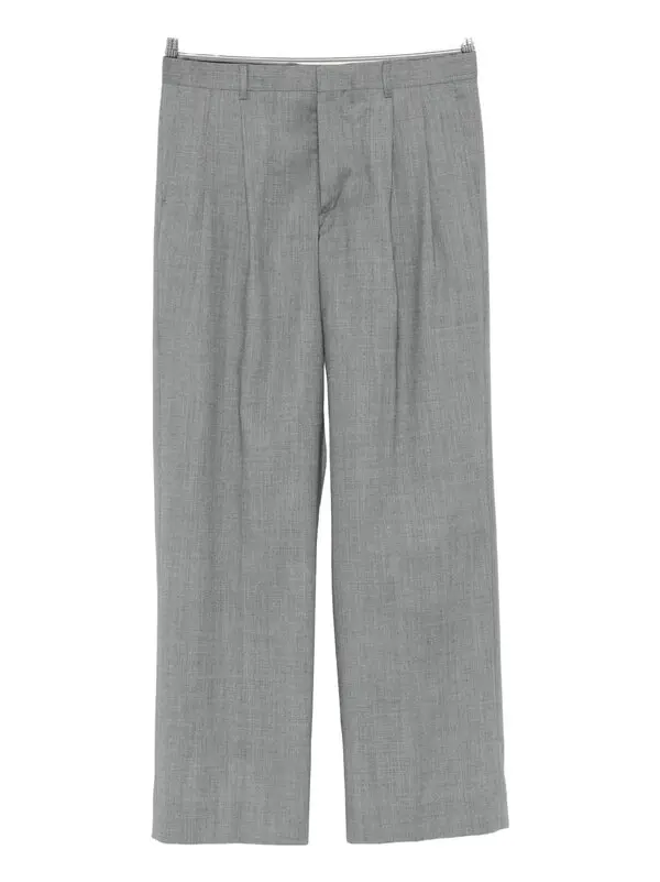 SUNFLOWER Pleated Tailored Trousers - Grey