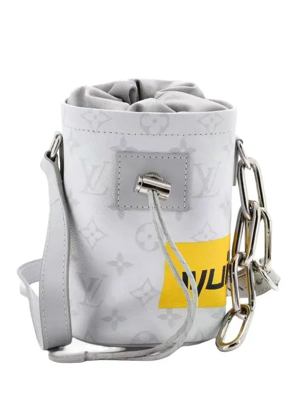 LOUIS VUITTON Monogram Canvas Bucket Bag - Grey