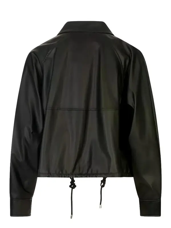 MEIMEIJ Zip-up Leather Jacket - Black