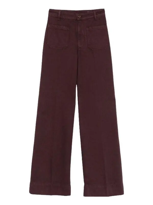 Victoria Beckham Alina Wide-leg Jeans - Red
