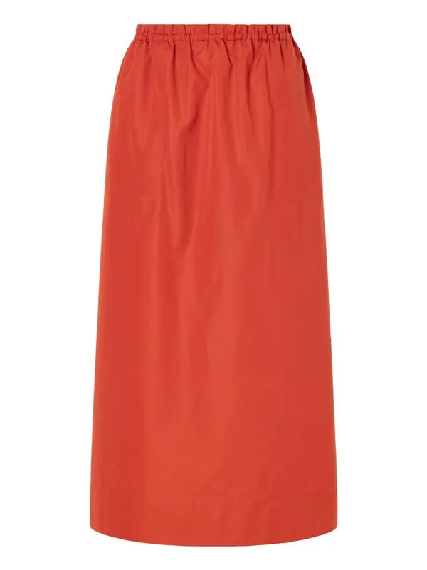 TOTEME Elastic Waist Midi Skirt - Red