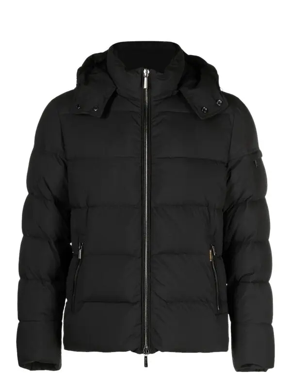 MOORER Long-sleeved Down Jacket - Black