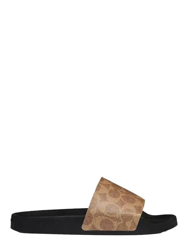 COACH Monogram Slides - Neutrals
