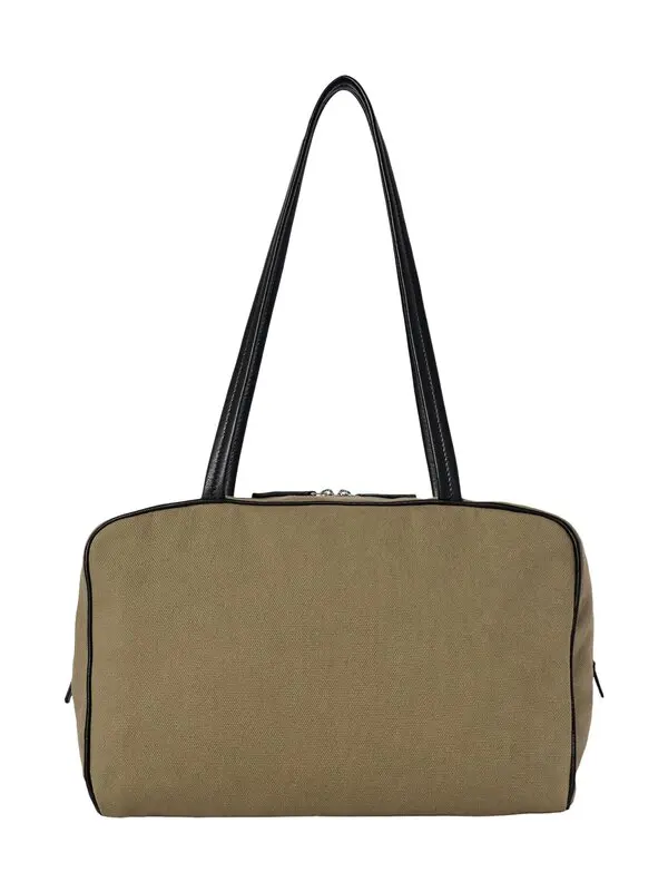 THE ROW Astra Canvas Bowling Bag - Neutral