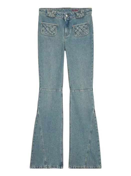 Zadig&Voltaire Ecume Bootcut Jeans - Light Blue