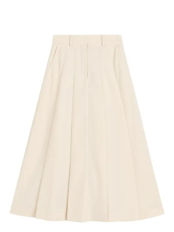 BY MALENE BIRGER Edena Midi Skirt - Soft White