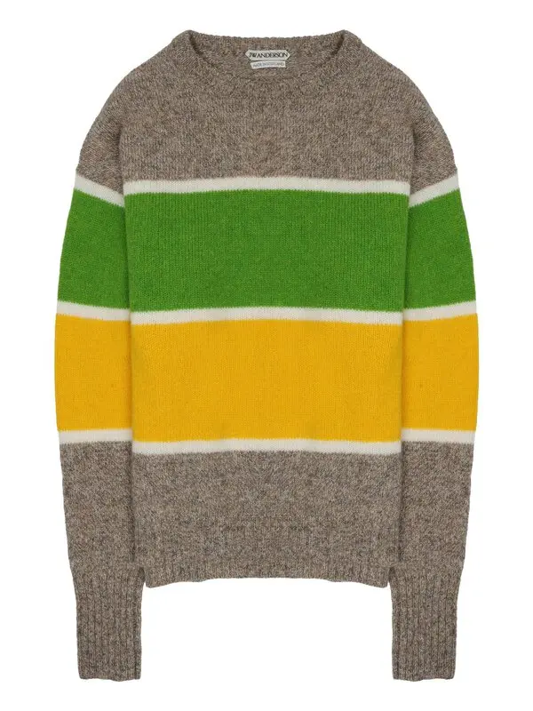 JW Anderson Striped Wool Sweater - Multicolour