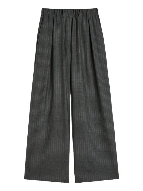 JIL SANDER Wool Trousers - Grey