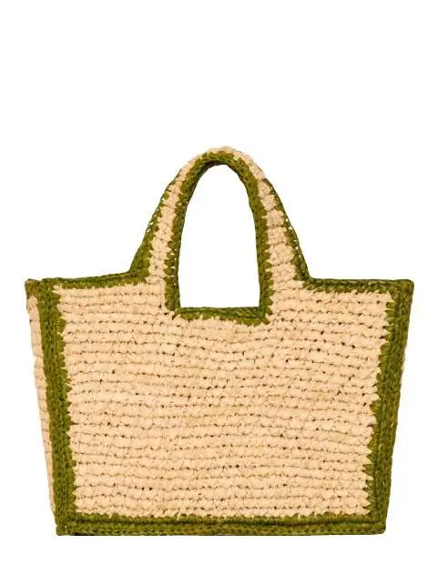 MY STYLE BAGS Amy Small Woven Bag - Green