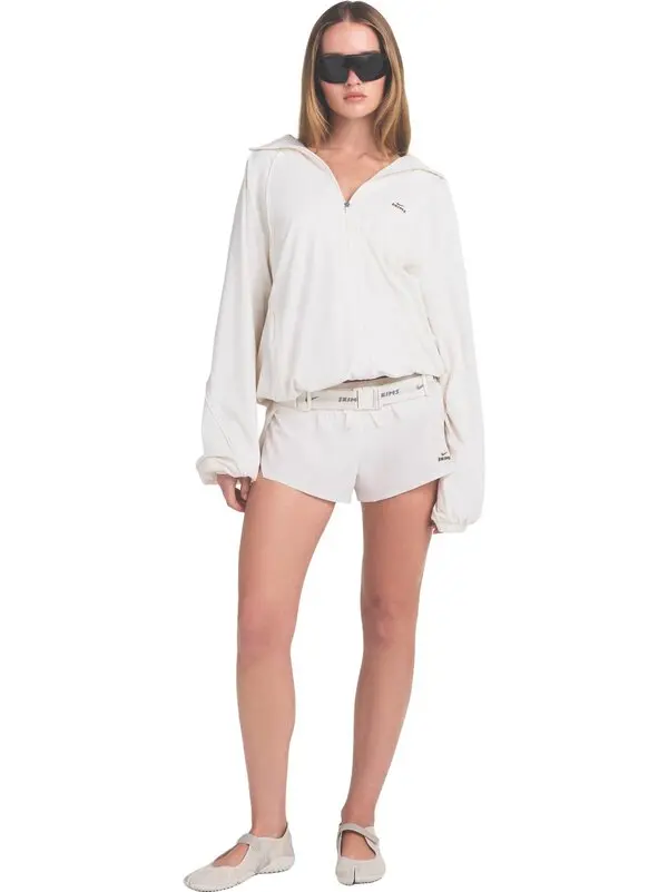 SKIMS Oversized Track Jacket - Ivory