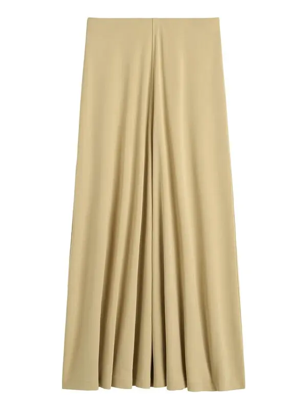TOTEME Flared Jersey Midi Skirt - Neutral