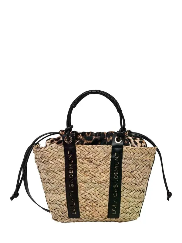 Lola Casademunt Leopard Print Interwoven Tote Bag - Neutrals