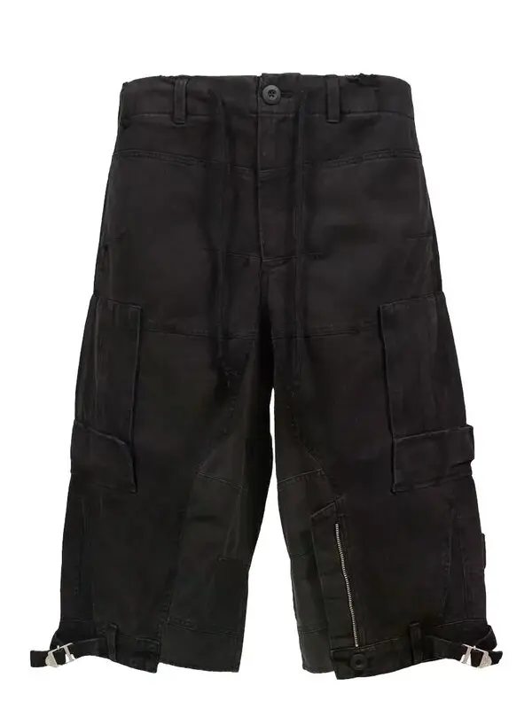 PROTOCOL INDEX Upside Down Cargo Shorts - Black