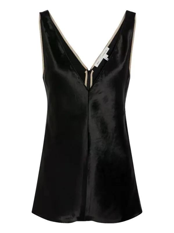 AGOLDE X Maria Mcmanus V-neck Sleeveless Top - Black