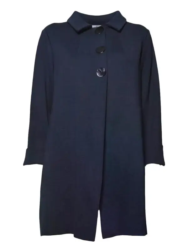 CHARLOTT Fine-knit Collared Jacket - Blue