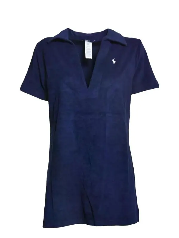 Polo Ralph Lauren Embroidered Mini Dress - Blue