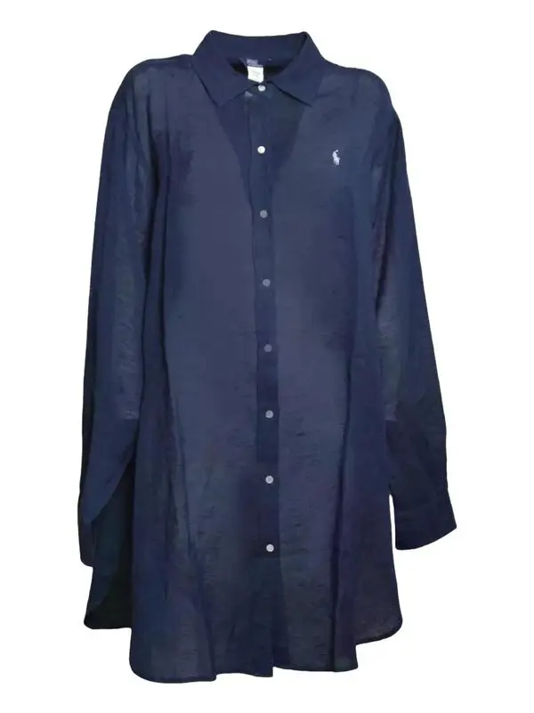 Polo Ralph Lauren Embroidered Logo Shirt - Blue