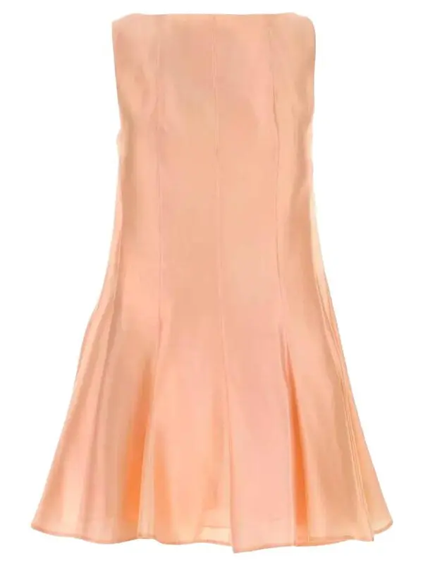 Khaite Mags Mini Dress - Neutrals