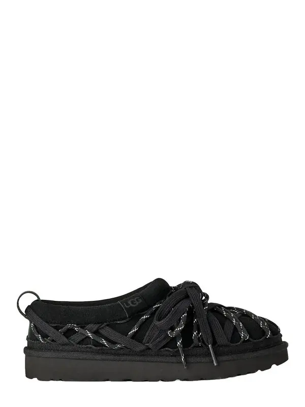 UGG Tasman Lace Up Slipper - Black