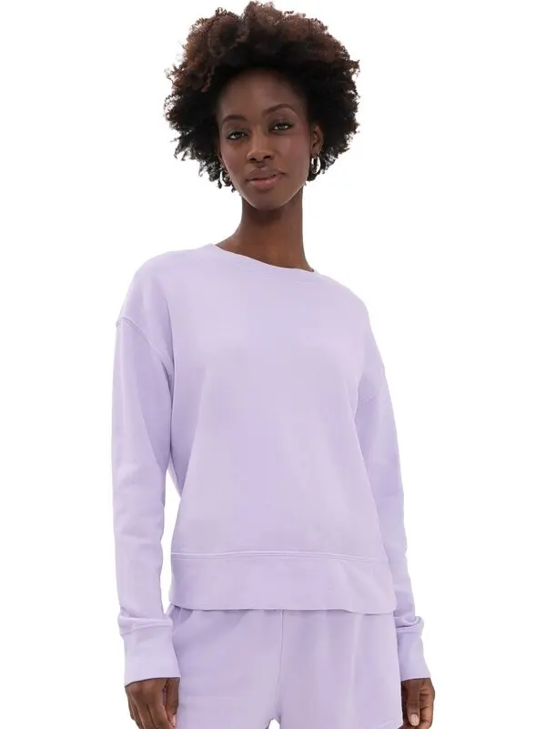 PERFECTWHITETEE French Terry Pullover Sweatshirt - Ultraviolet