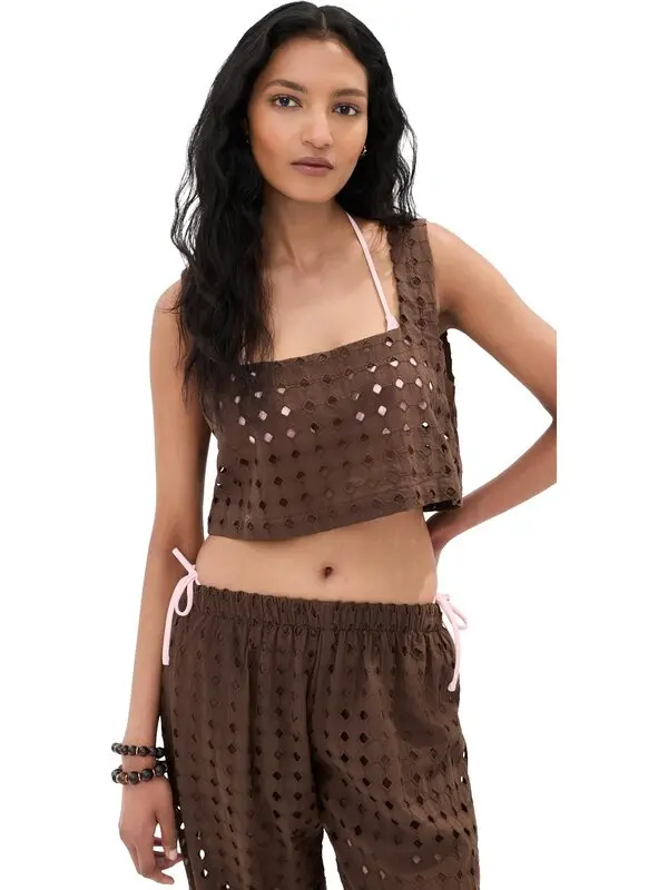 LE BOP Desiree Tank - Shaved Chocolate