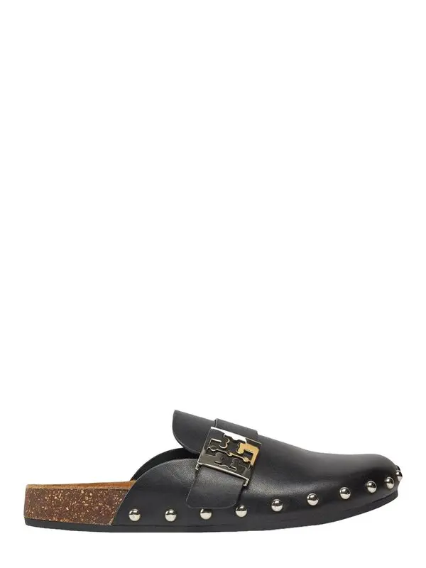 Tory Burch Mellow Studded Mule - Perfect Black/silver