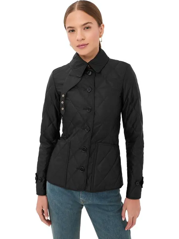 Burberry Fernleigh Quilted Jacket - Black