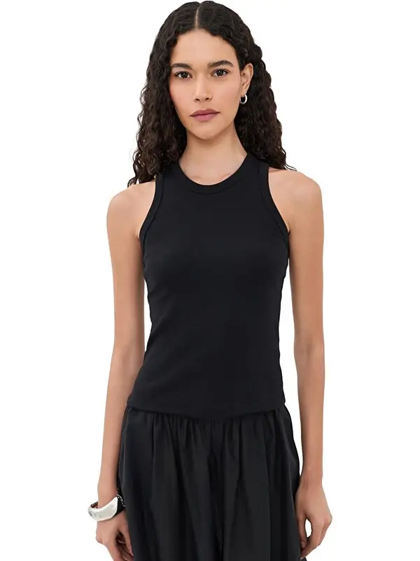 LESET High Neck Tank - Black