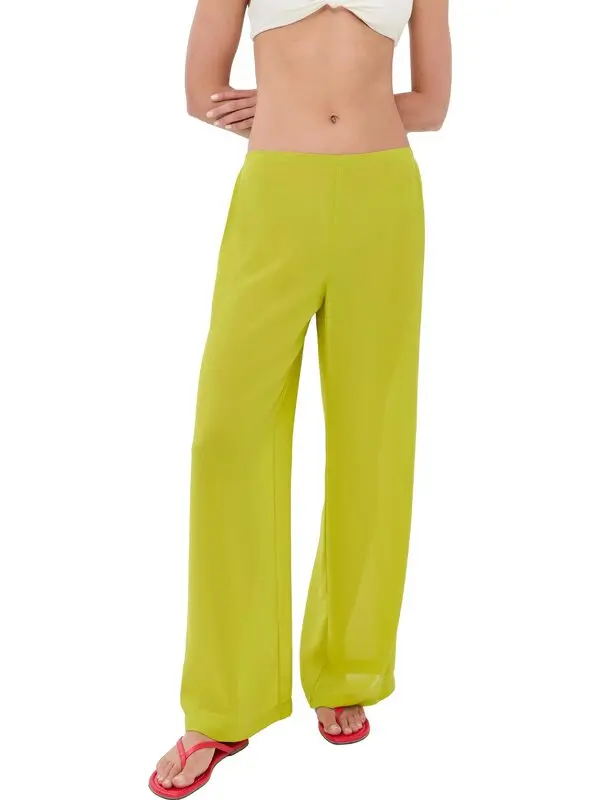 Staud Stroll Pants - Citron