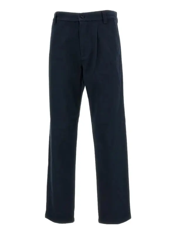 A.p.c. Straight Fitted Chino Trousers - Black