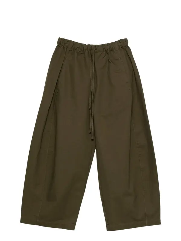 ENTIRE STUDIOS Wide-leg Cropped Pants - Green