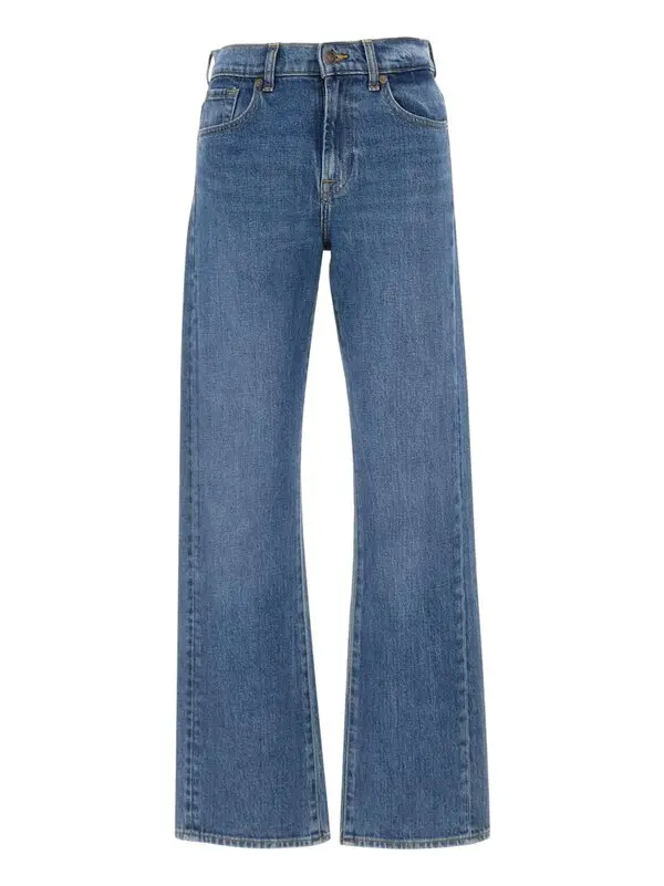 7 For All Mankind Straight Leg Jeans - Blue