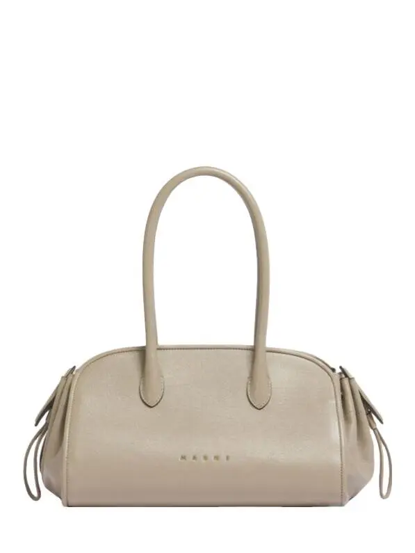 Marni Taupe Leather Top-handle Bag - Cork