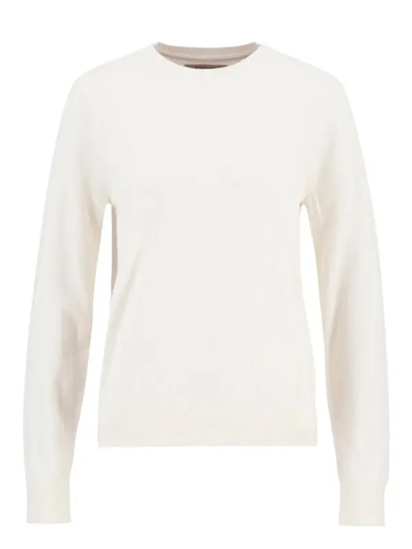 Barbour Oakley Crew Neck Long Sleeve Sweater - Cloud