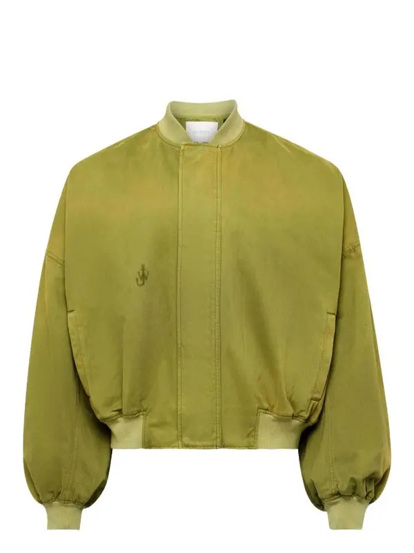 J.W.ANDERSON Jw Anderson Long Sleeved Bomber Jacket - Olive