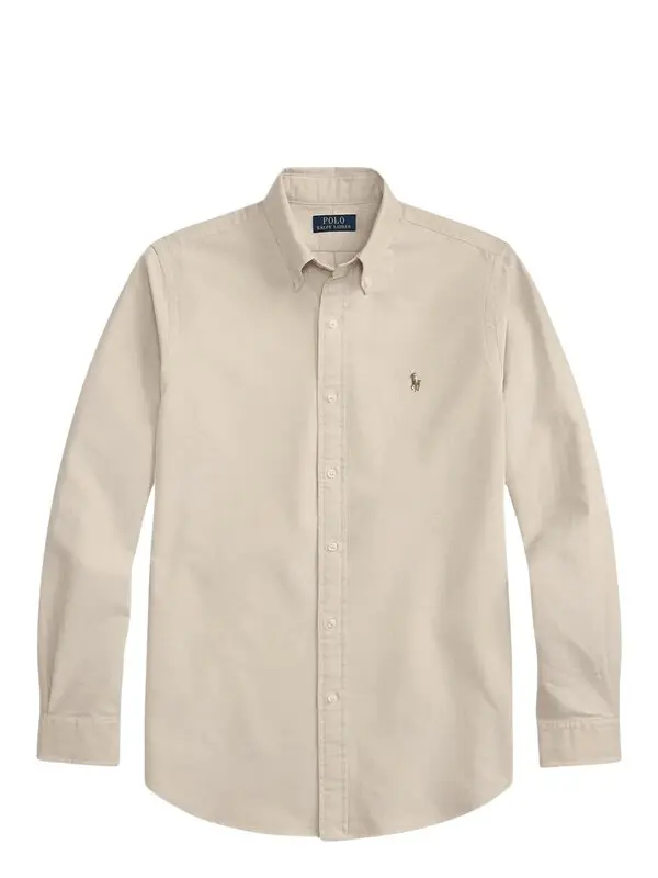 Polo Ralph Lauren Long Sleeve Oxford Shirt - Sand