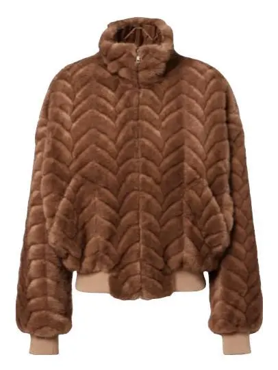 Balenciaga Cropped Padded Jacket - Brown