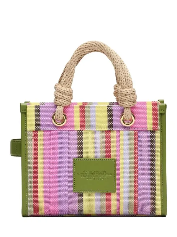 Marc Jacobs The Tote Bag Striped Mesh Tote Bag - Pink