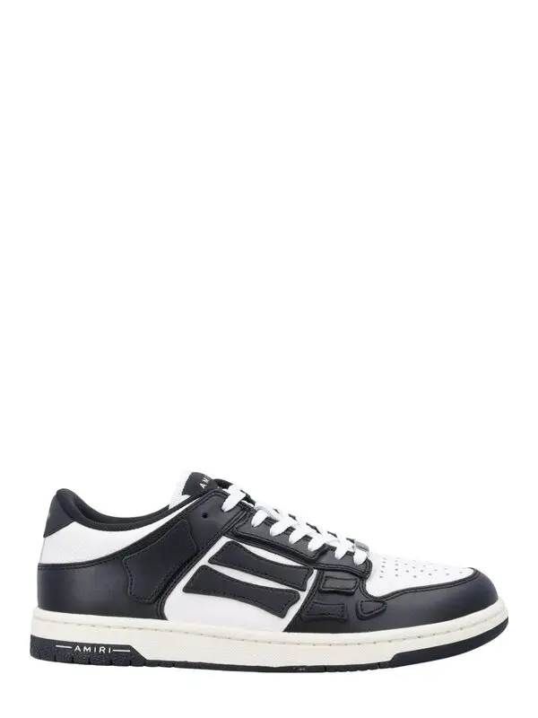 Amiri Lace-up Sneakers With Perforated Detailing - Black