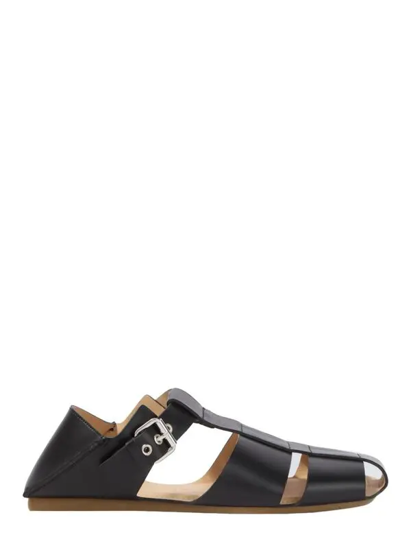 LEMAIRE Buckle Detail Sandals - Black