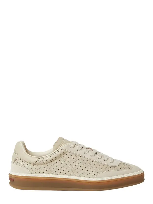 Loro Piana Tennis Walk Sneaker - Pearl Powder