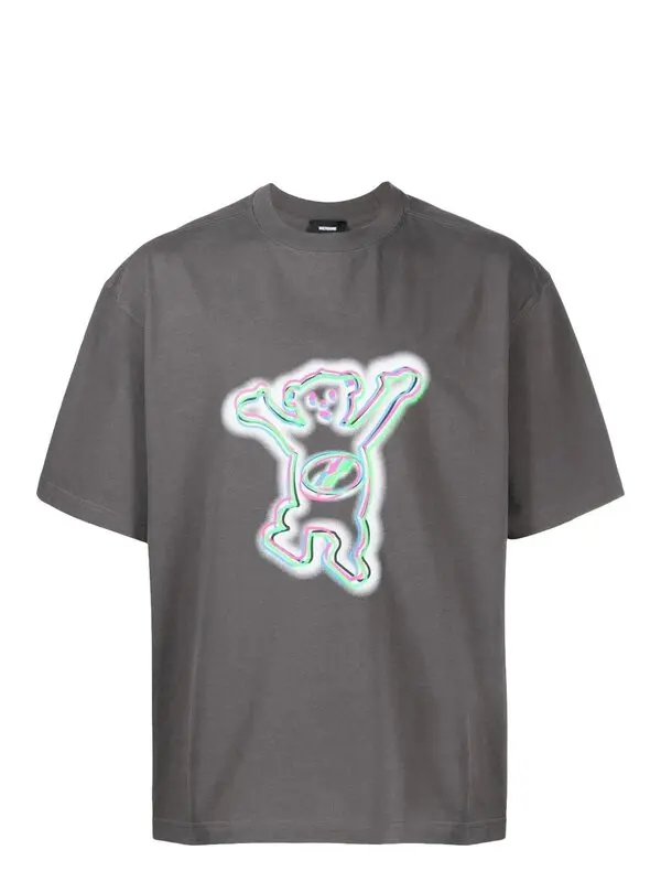 We11Done Graphic-print Cotton T-shirt - Black