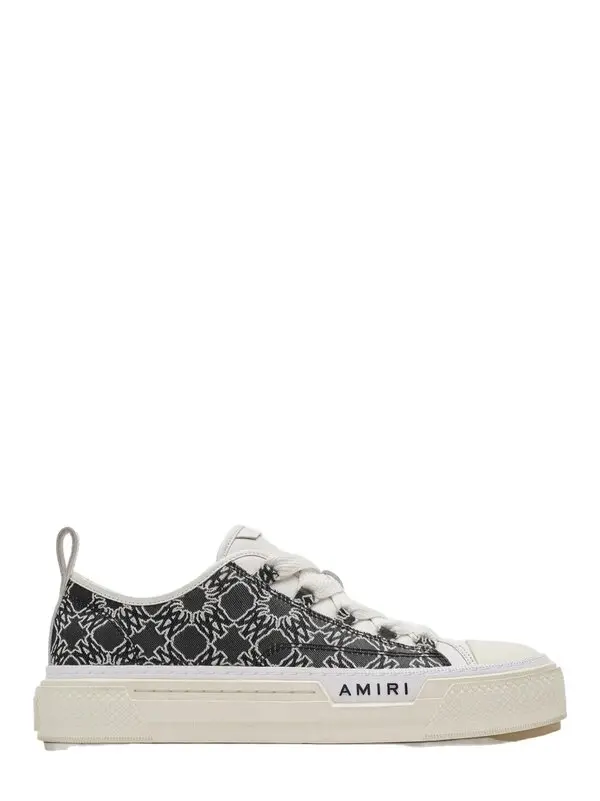 Amiri Ma Jacquard Low Sneakers - Black