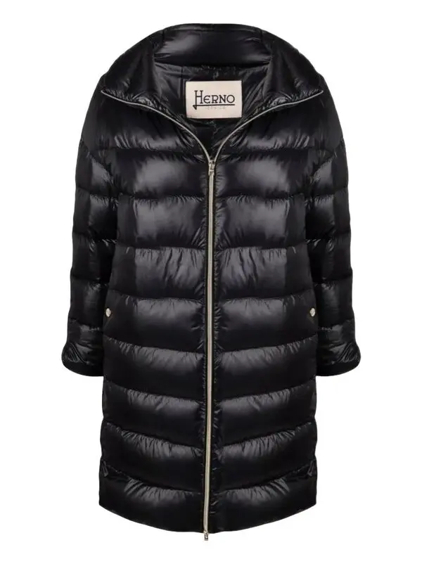 Herno Long-sleeved Down Jacket With Stand Collar - No